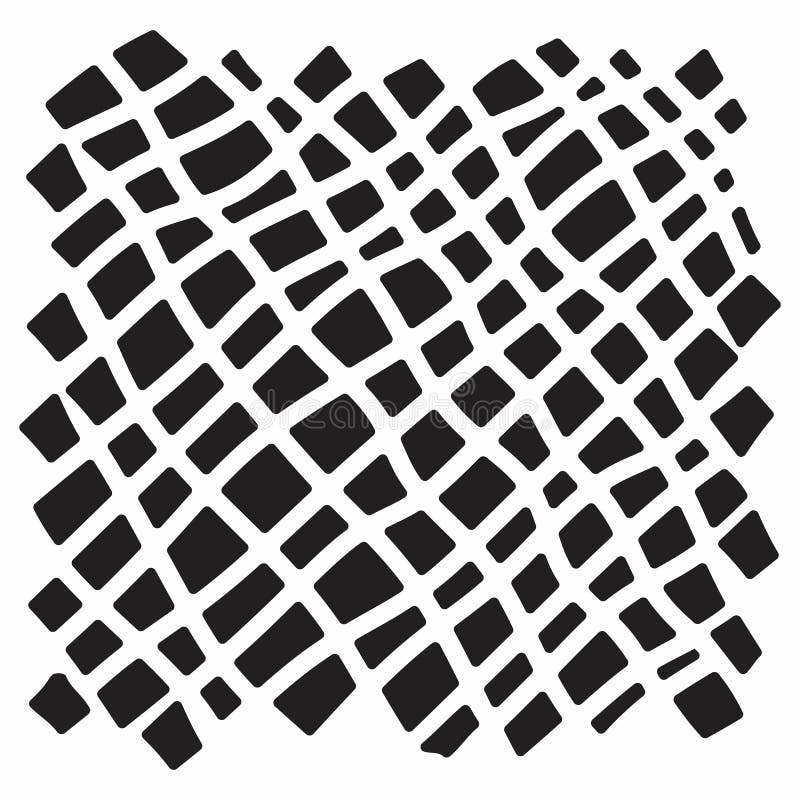 Modern Handdrawn Diagonal Checkered Pattern. Stylish Vector Design ...