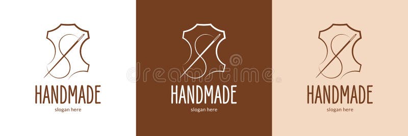 Modern handmade logo stock vector. Illustration of icon - 247211323
