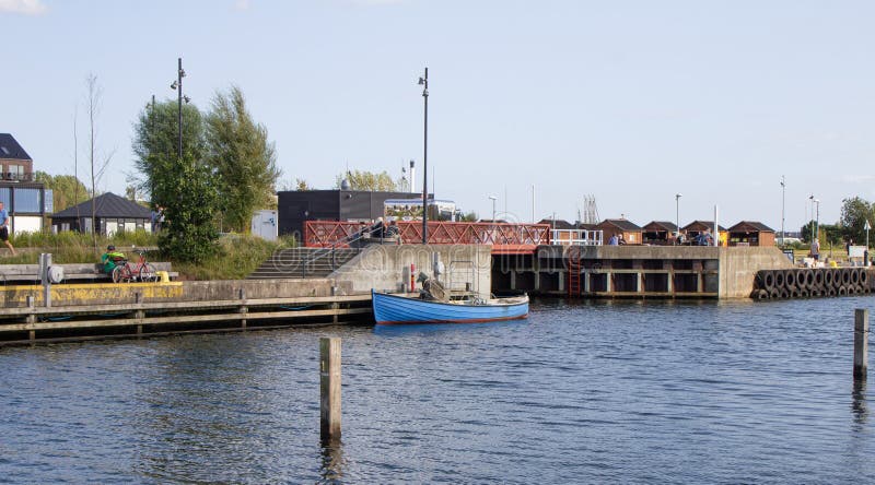 The Modern Harbor Front of Fredericia Editorial Stock Photo - Image of ...