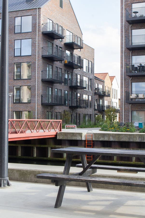 The Modern Harbor Front of Fredericia Editorial Photo - Image of ...