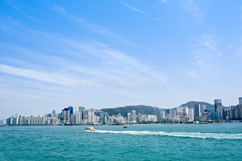 Modern harbour city stock photo. Image of city, famous - 19949902