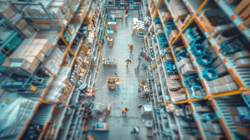 Modern Hardware Shop Interior with Abstract Unfocused Background Stock ...