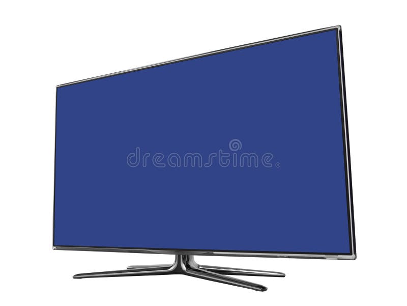 Modern HDTV stock image. Image of contemporary, horizontal - 22614943