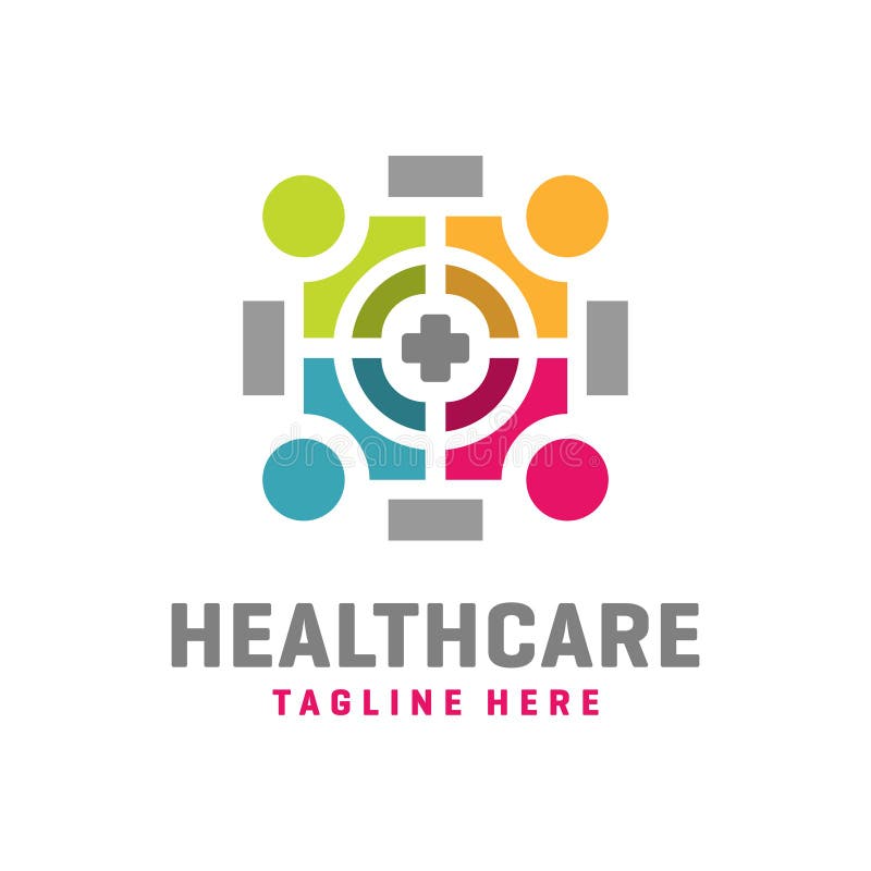 Modern Health Community Logo Stock Vector - Illustration of group ...