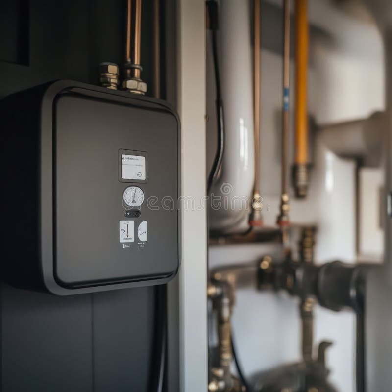 Contemporary Heating System Installed in a Modern Home Showcasing ...