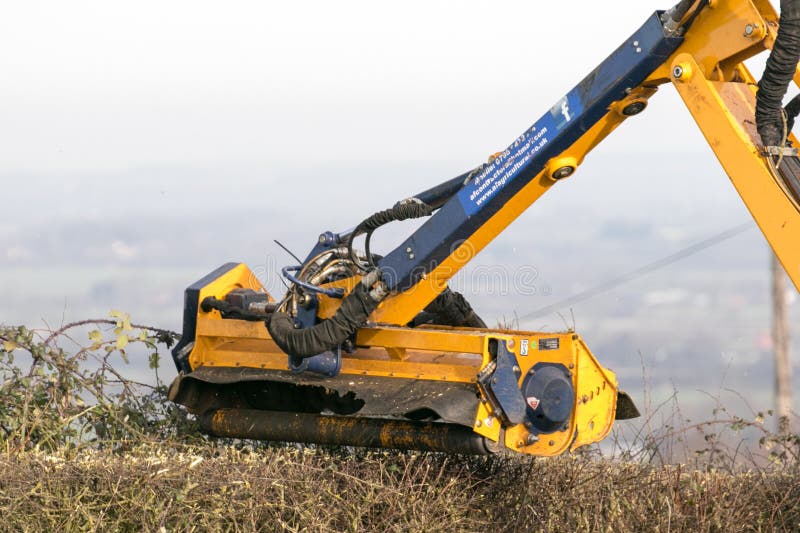 Modern hedge cutter editorial photo. Image of cutter - 90381301