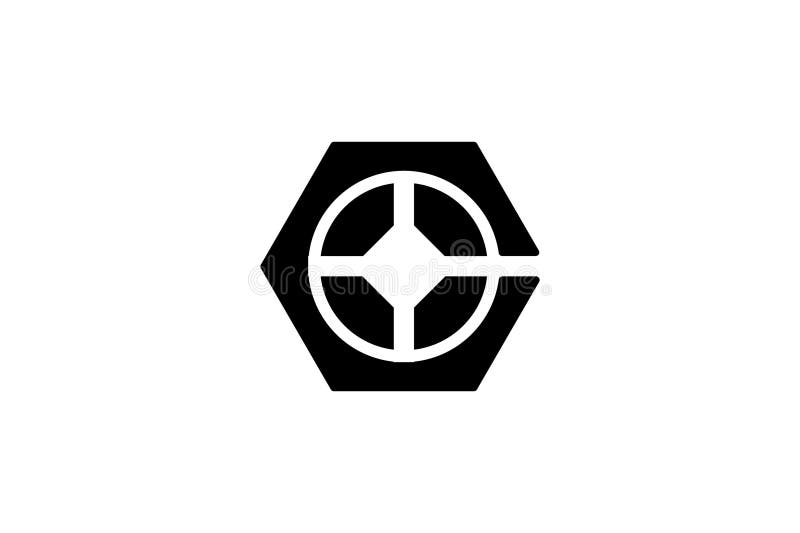 Modern Hexagon Code Star Logo Simple, Geometric Identity for Tech ...