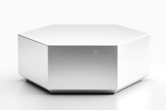 Modern Hexagonal Coffee Table in a Minimalist Setting Capturing Sleek ...