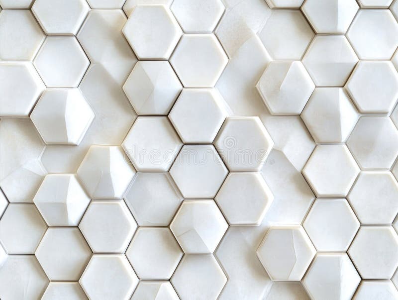 Modern Hexagonal Wall Tile Backsplash Stock Photo - Image of beige ...