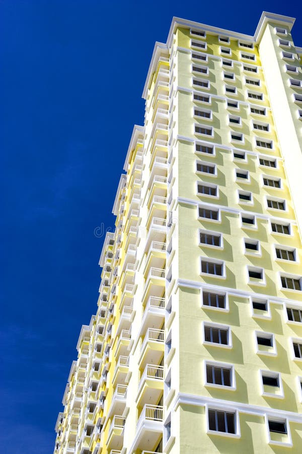 Modern Hi-Rise Apartments stock image. Image of housing - 4198179