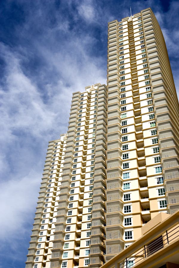 Modern Hi-Rise Apartments stock image. Image of flat, modern - 4312123