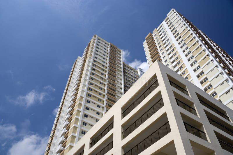 Modern Hi-Rise Apartments stock image. Image of purchase - 6161541