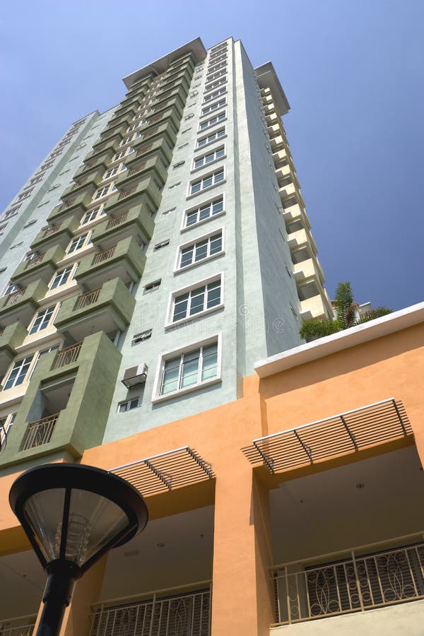 Modern Hi-Rise Apartments stock image. Image of suburbs - 6226627