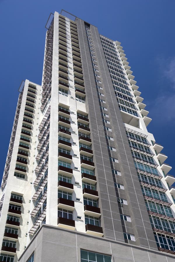 Modern Hi-Rise Apartments stock photo. Image of mortgage - 7293126