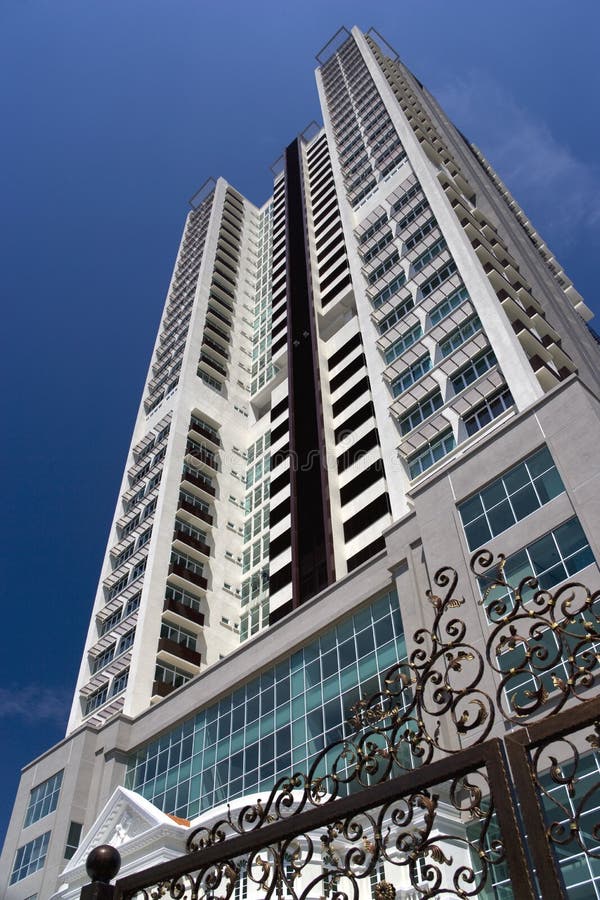 Modern Hi-Rise Apartments stock photo. Image of apartments - 7293256