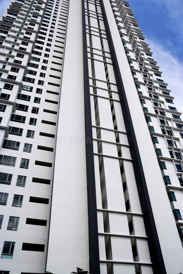 Modern Hi-Rise Apartments stock image. Image of condo - 7295137