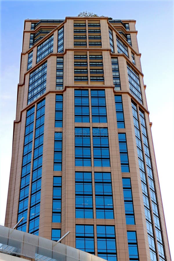 Modern High Building in Blue Sky Stock Image - Image of metropolis ...