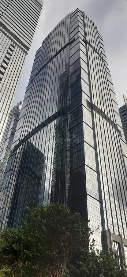 Modern High Building at SCBD Jakarta Indonesia Stock Image - Image of ...