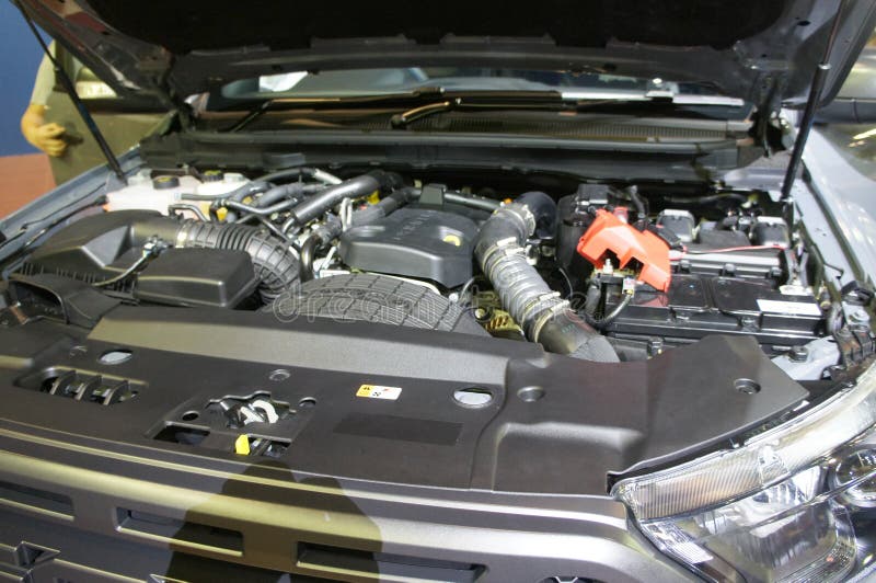 Modern and High-performance Car Engine. Editorial Stock Image - Image ...