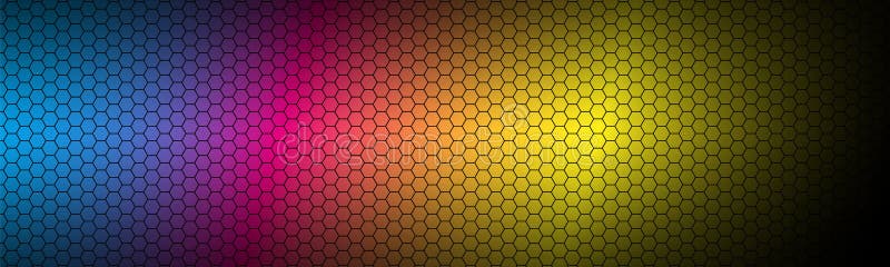 Modern High Resolution Cmyk Geometric Header with Polygonal Grid ...