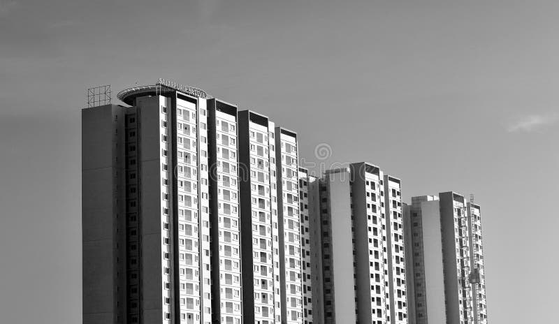 Modern High Rise Architectural Building in Bangalore Editorial ...