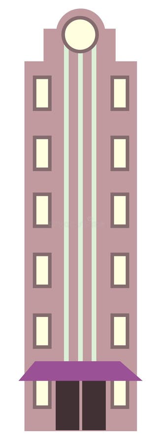 High-rise Building Collapse Doodle Icon Hand Drawn Illustration Stock ...