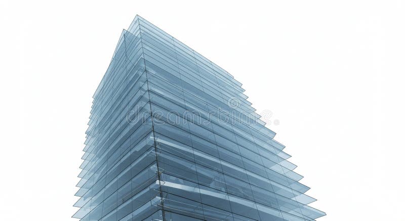 A Modern High-rise Building with a Distinctive Design Characterized by ...