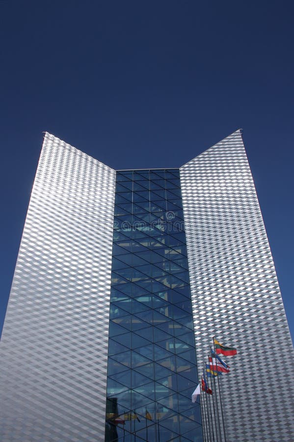 The Modern High-rise Building Stock Image - Image of corporate ...