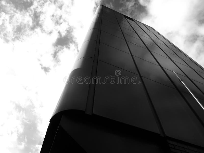 Modern high rise building stock image. Image of clouds - 92710801