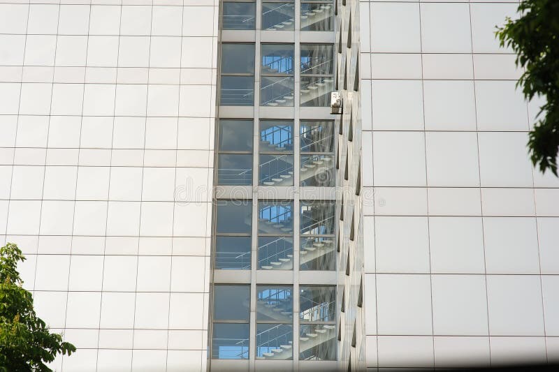 Modern high-rise building. stock photo. Image of evening - 72442790