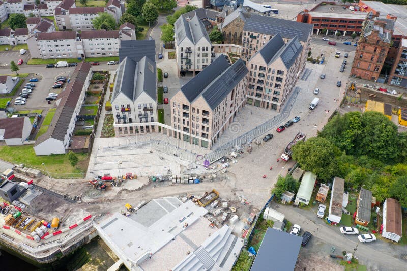 Modern High Rise Flats at New Development Stock Photo - Image of rise ...