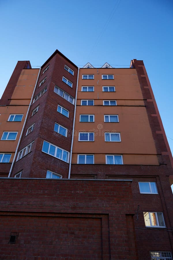 Modern High-rise Multi-storey Residential Building Stock Image - Image ...