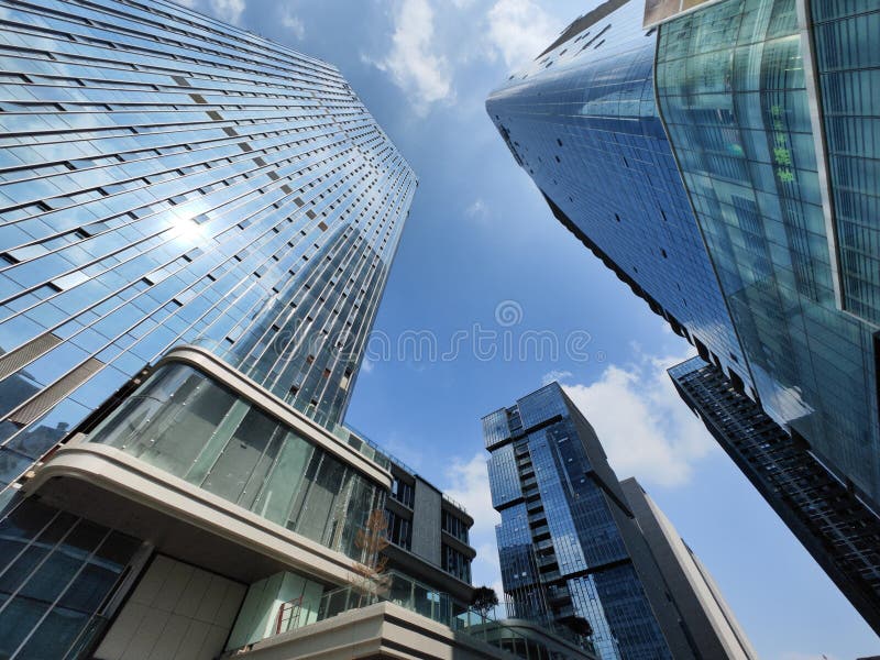 Modern High-rise Offices in Tier-1 Chinese City Editorial Stock Image ...