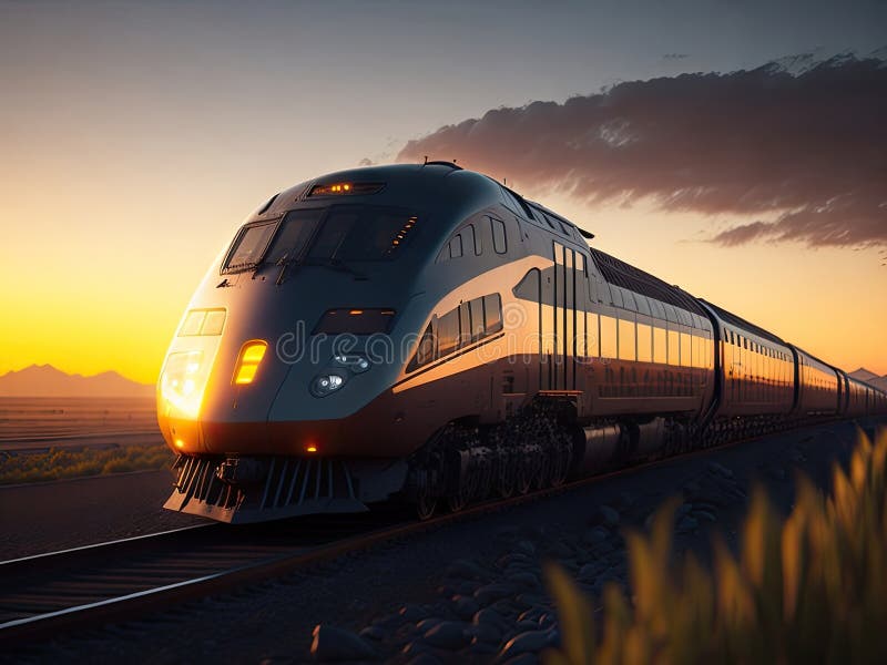 Streamlined Train Stock Illustrations – 673 Streamlined Train Stock ...