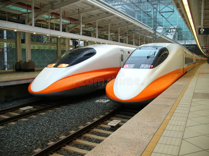 Modern High Speed Train stock photo. Image of electric - 4449394