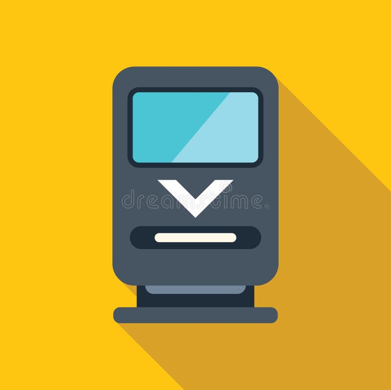 Modern High Speed Train Approaching Station Platform Stock Illustration ...