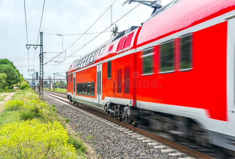 Modern high speed train stock photo. Image of highspeed - 184529216