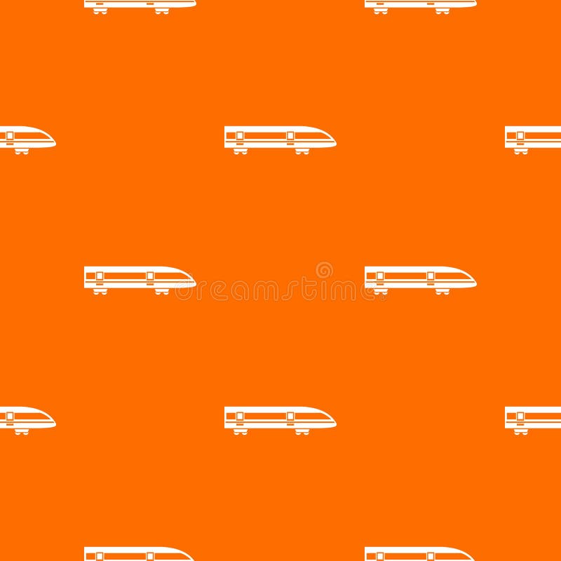 Modern High Speed Train Pattern Seamless Stock Vector - Illustration of ...