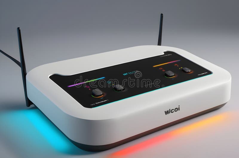 Modern High-Speed WiFi Extender with Colorful LED Lights – Advanced ...