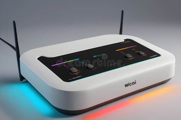 Modern High-Speed WiFi Extender with Colorful LED Lights – Advanced ...