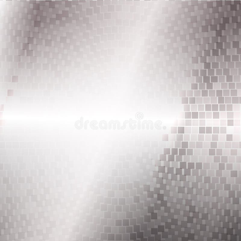 The Modern High Tech Background of Gray Squares and a Glow. Stock ...