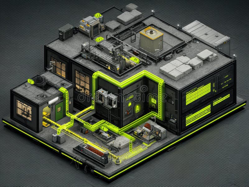 A Modern, High-tech Facility with Cutting-edge Technology Showcased by ...