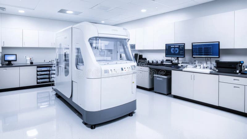 Modern High-Tech Laboratory Interior with Advanced Equipment Stock ...