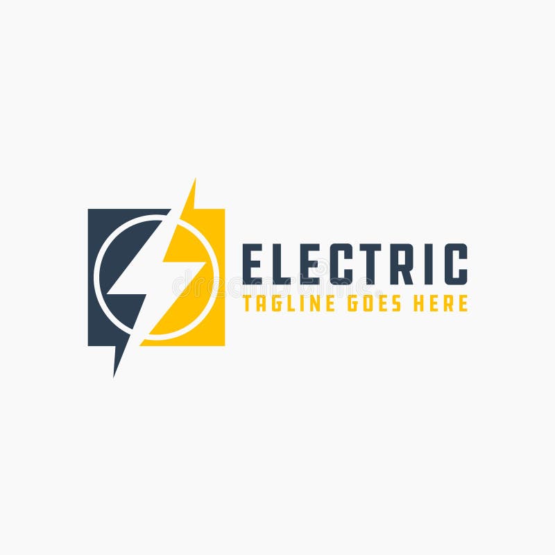 Modern High Voltage Electrical Industry Logo Stock Vector ...