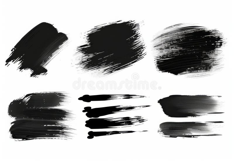 The Modern Highlighter Line is Marked by Black Marker Strokes Lines ...