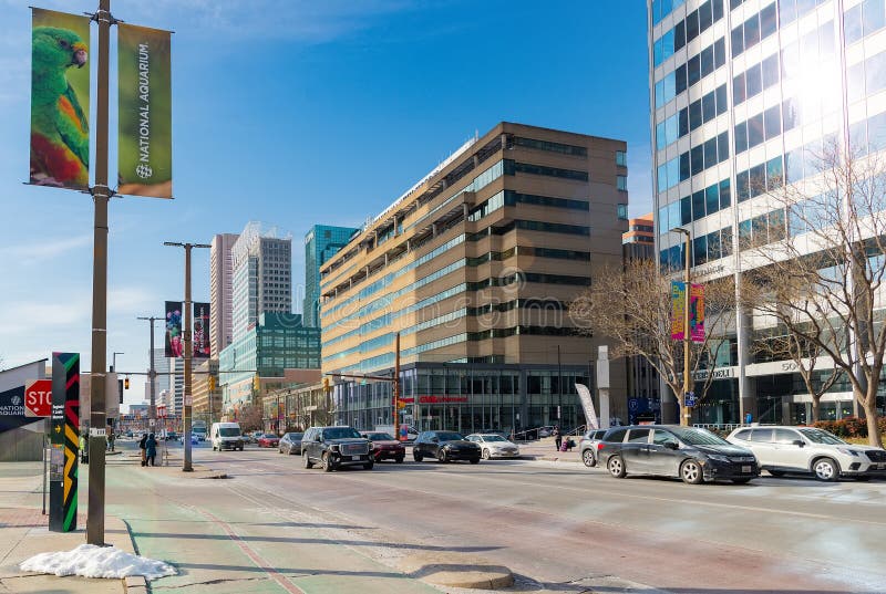 Modern and Historic Architecture in Central Baltimore, Maryland ...