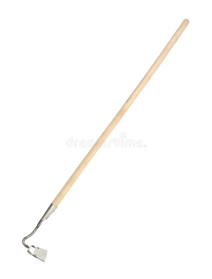 Modern Hoe Isolated on White. Gardening Tool Stock Photo - Image of ...