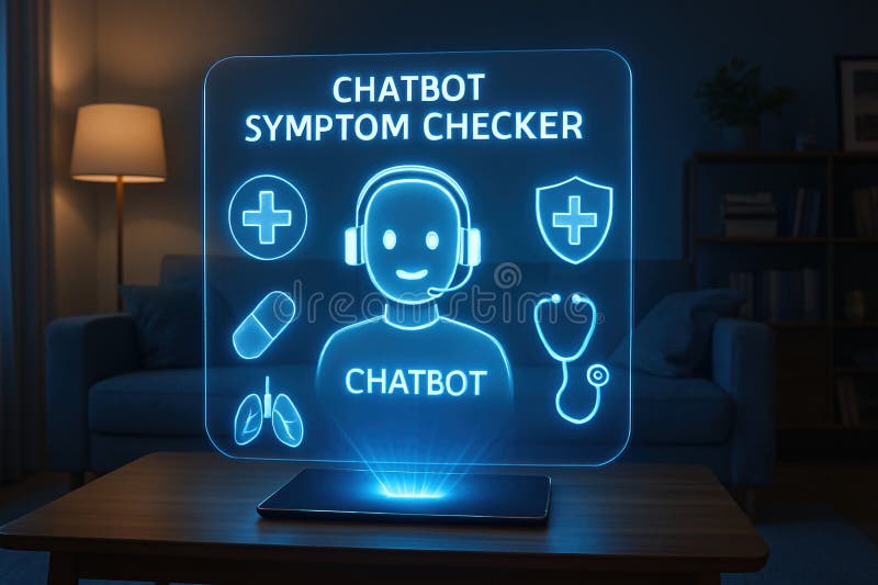 Chatbot Symptom Checker Stock Illustrations – 5 Chatbot Symptom Checker ...