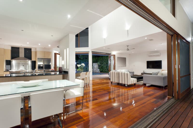 Modern large house stock photo. Image of interior, luxury - 8122926