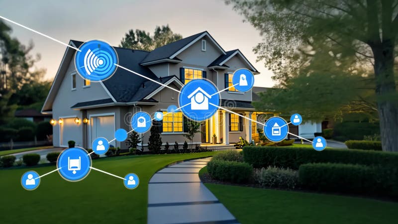 A Modern Home with an Advanced Smart Control Interface for Automation ...